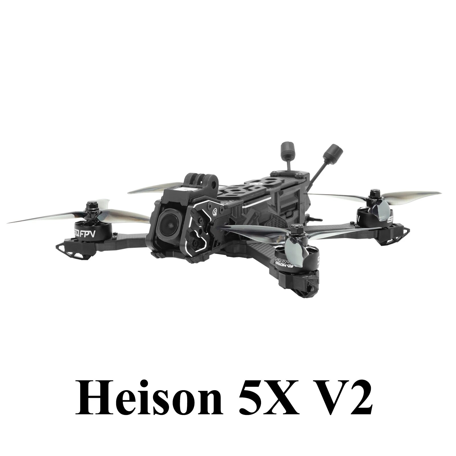 SEQURE SQFPV Heison 5X V2 Квадрокоптер 6S / 8S Freestyle Cine FPV 5-дюймовый дрон с камерой HD DJI O4 Air Unit Pro / аналоговым видеопередатчиком