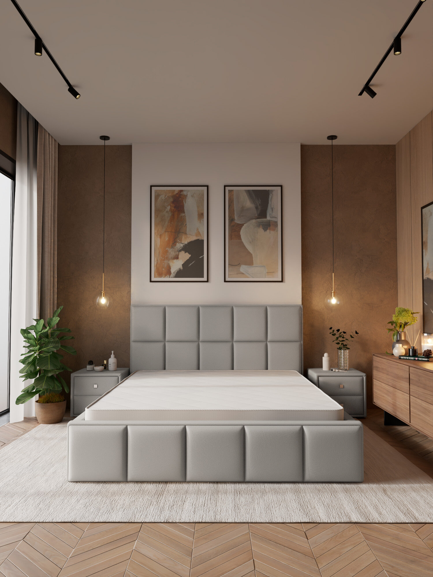 Кровать двуспальная 180х200 с подъемным механизмом, Флоренция макси с мягким изголовьем для дома и спальни, ортопедическое основание, ящик для белья