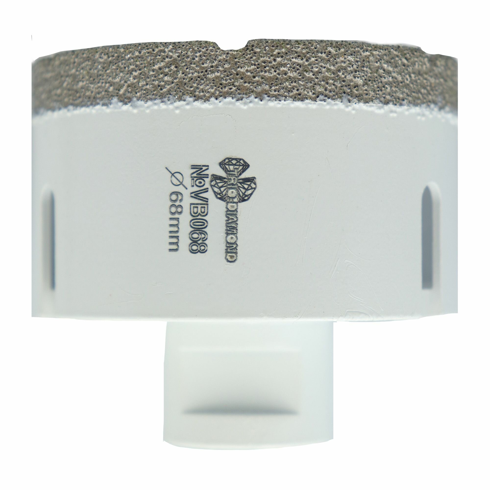 Коронка по керамограниту TRIO-DIAMOND Vacuum Brazed VB068 68 мм
