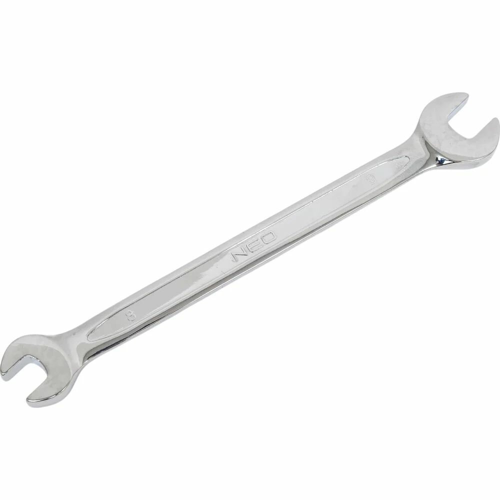 Двухсторонний ключ с открытым зевом 8x9мм NEO Tools 09-808