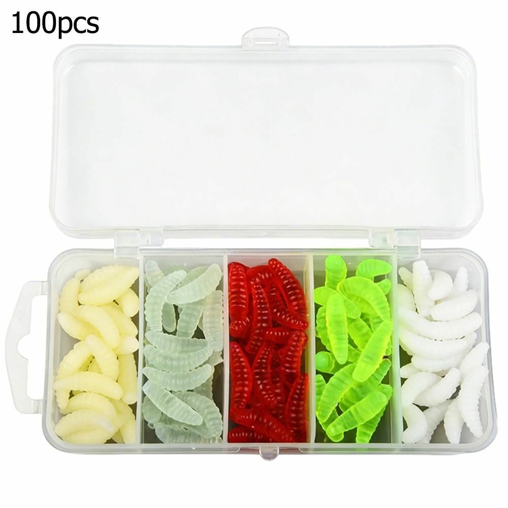 Черви для рыбалки мотыль, опарыш, искусственные силиконовые