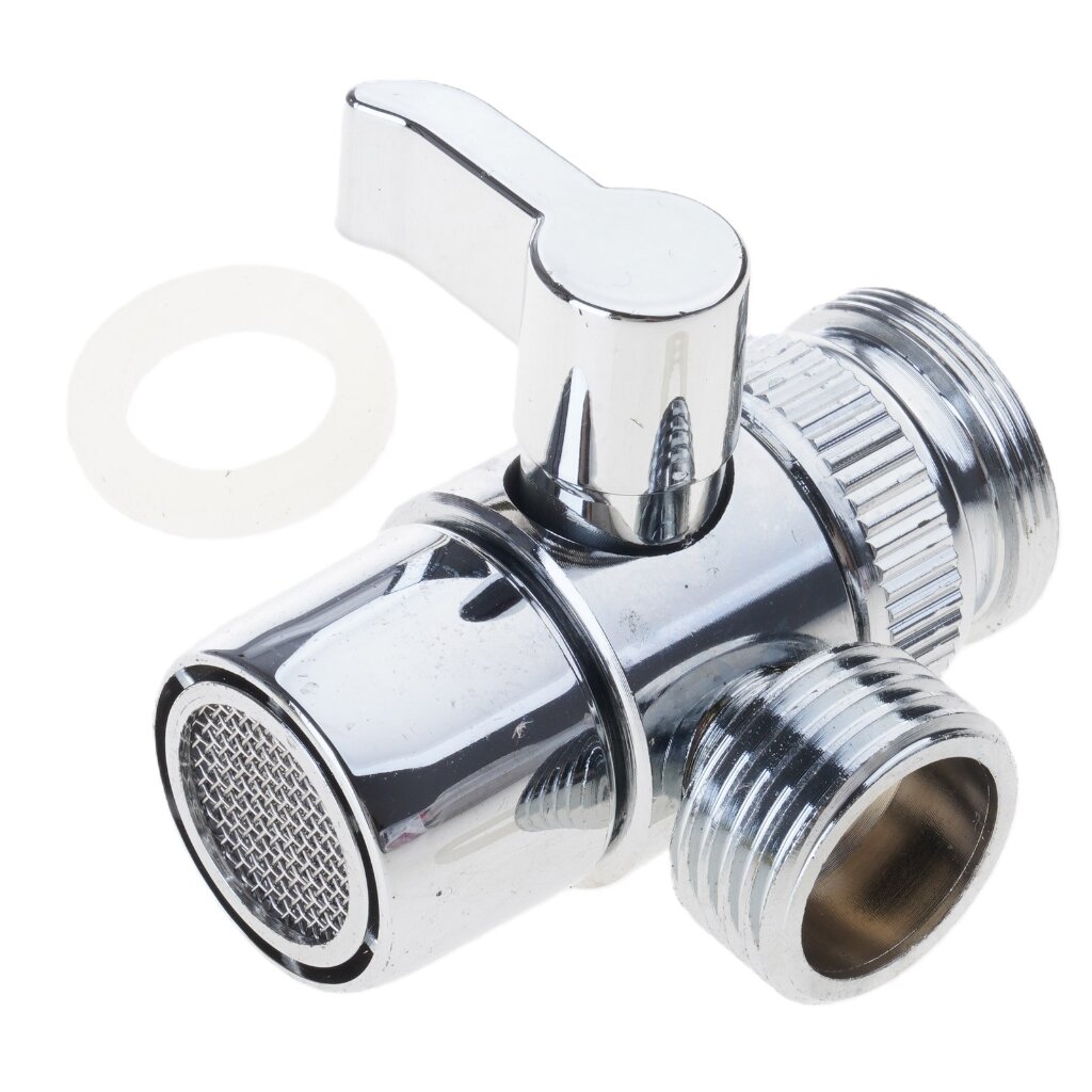 Латунная раковина для ванной комнаты и кухни для переключателя клапана, разветвителя крана и адаптера шланга M