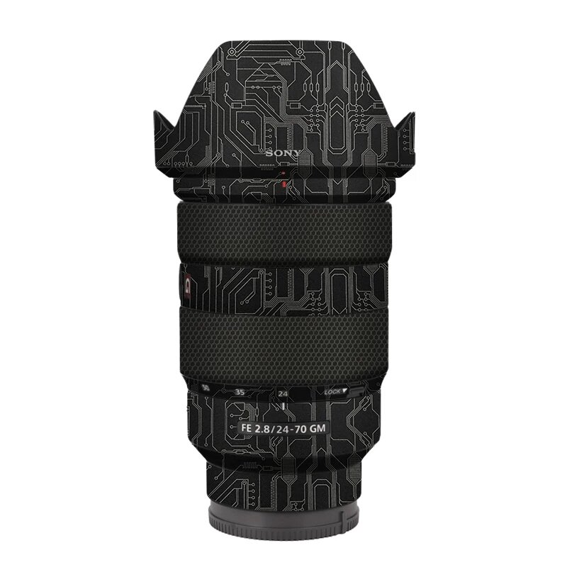 Объектив Sony FE 24-70mm f/2.8 GM с темно-золотой циркуитной отделкой для зеркальных камер