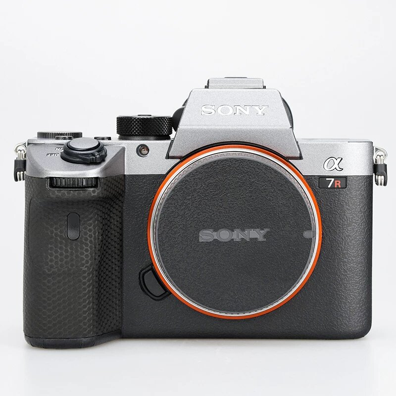 Защитная пленка для полного покрытия камеры Sony A7M2/A7R2/A7S2 с 3M клеем, матовый серебристый верх + матовый черный