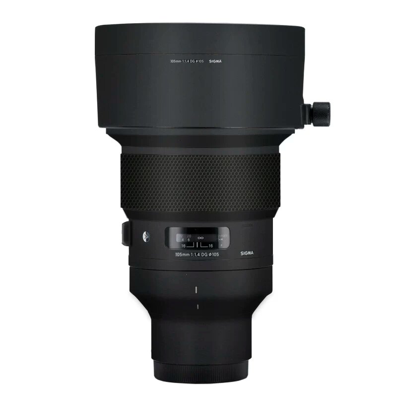 Защитная пленка для объектива Sigma 105mm f/1.4 с матовым черным покрытием для камеры Sony E-Mount