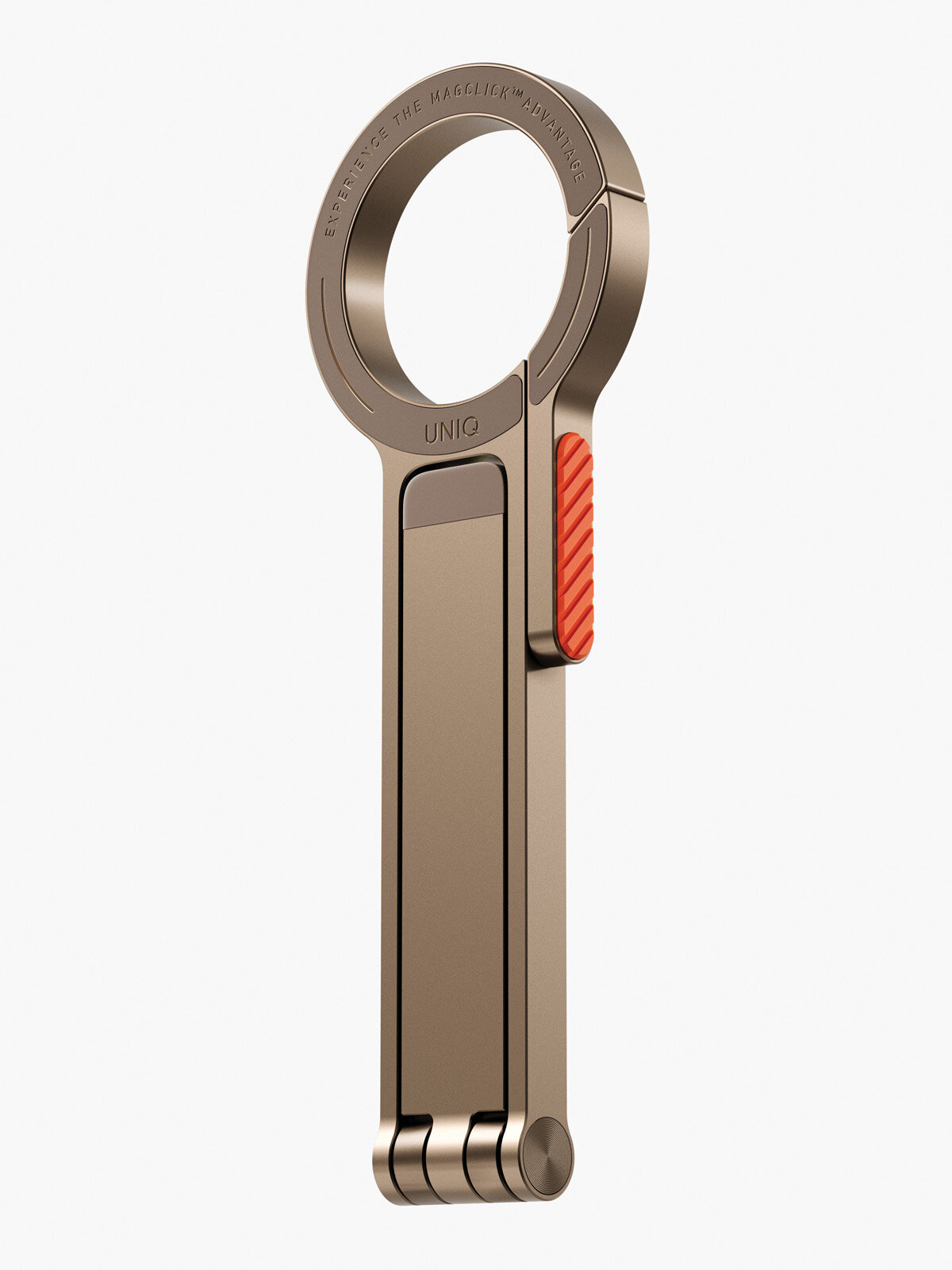 Магнитный трипод Uniq ARCUS Magnetic, магнитный с MagSafe, штатив/селфи-палка, золотой