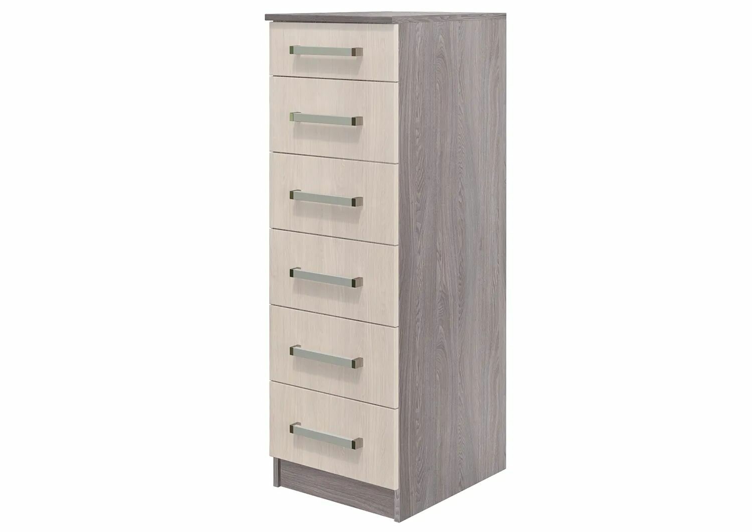 Комод Фиеста (400) (400х1166х430) (Ясень шимо светлый/Ясень шимо темный) МИФ