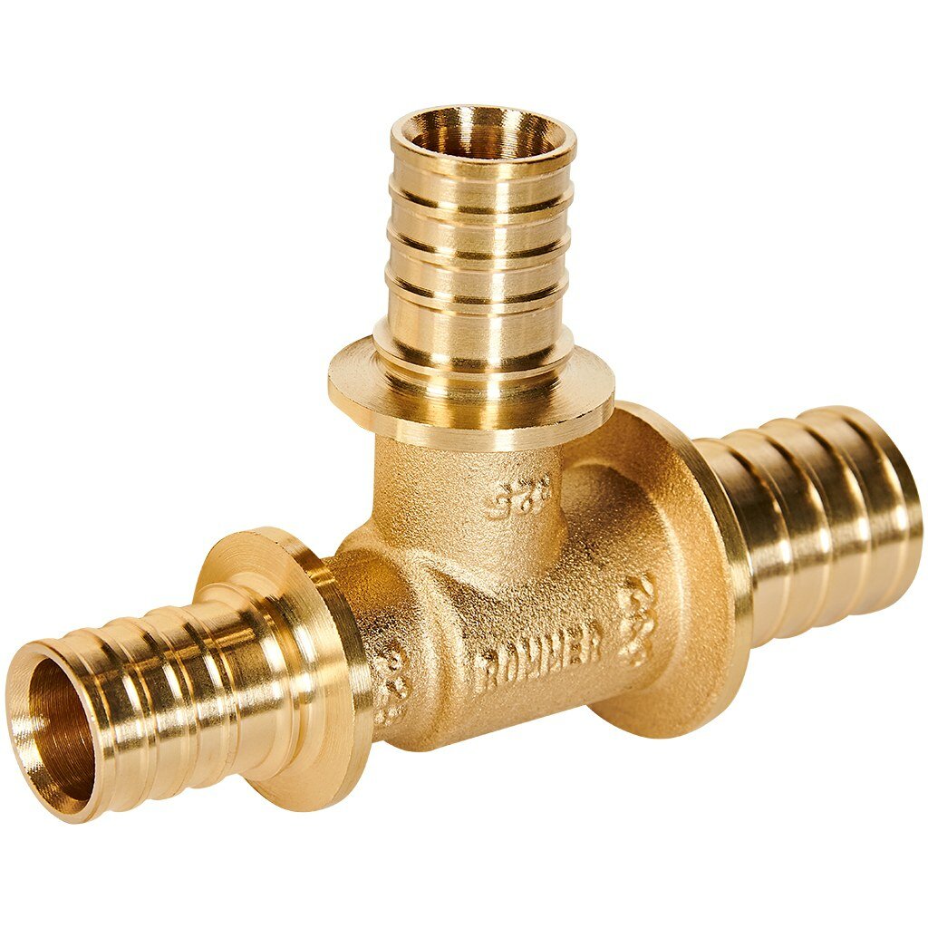 Тройник переходной 32 x 25 x 25 мм. аксиальный для труб PEX ROMMER (RFA-0014-322525)