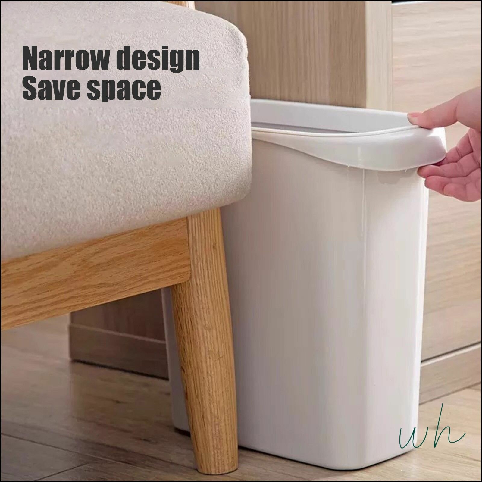 Домашние мусорные баки, узкие пластиковые контейнеры для ванной комнаты в гостиной кухни