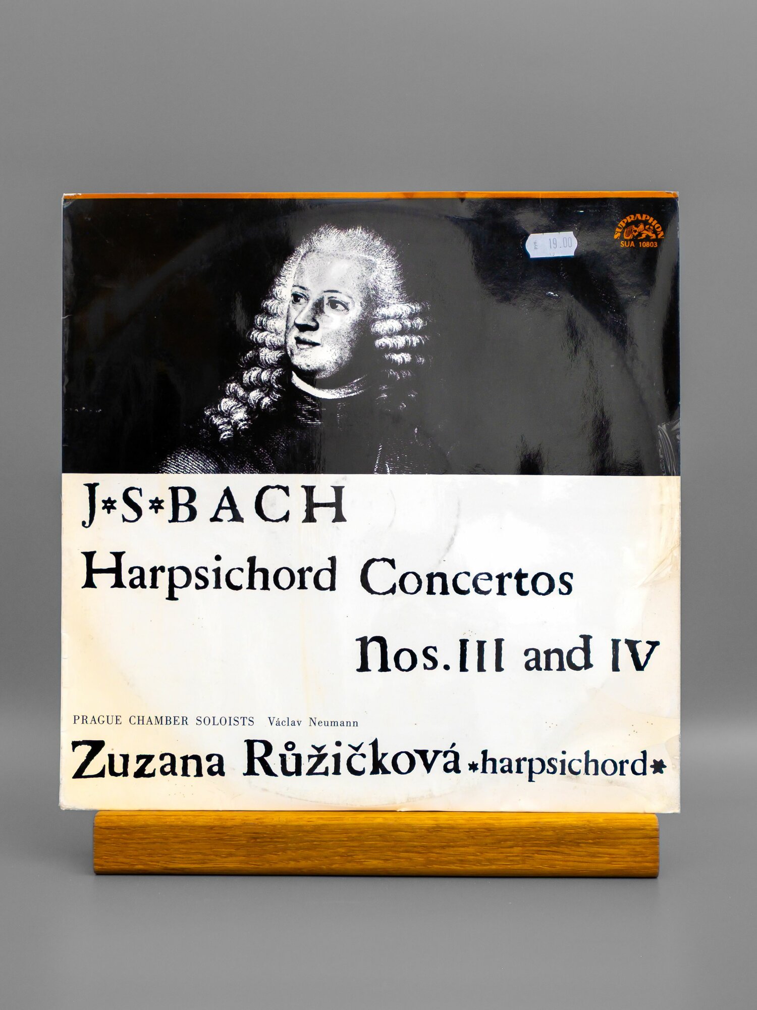 И. С. Бах (Bach) - Концерты №3, №4 для клавесина / виниловая пластинка LP NM