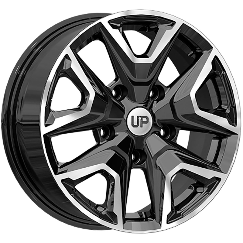 Диск колесный Wheels UP Up119 6,5x16 5x139,7 Dia98.0 ET40 цвет алмаз черный
