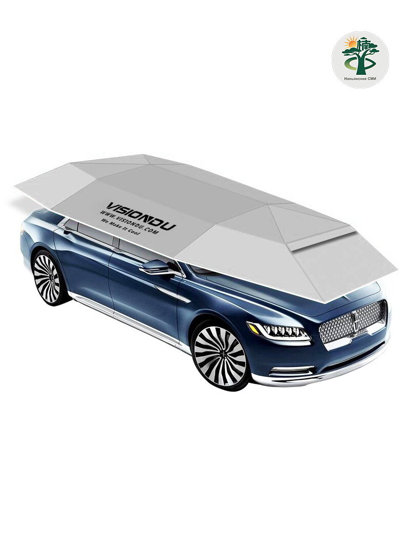 Полностью автоматический автомобильный солнцезащитный козырек с защитой от града