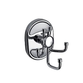 Крючок D-lin D283700 из нержавеющей стали, тройной, хром, вешалка для полотенец в ванную