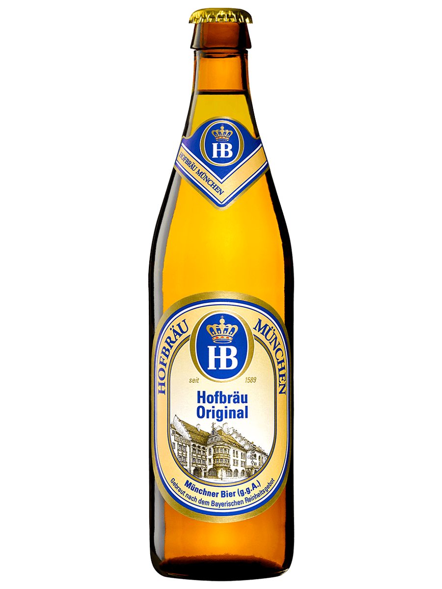 Пиво "Hofbrau Original", светлый лагер, 0,5 л, 5,1%, Германия