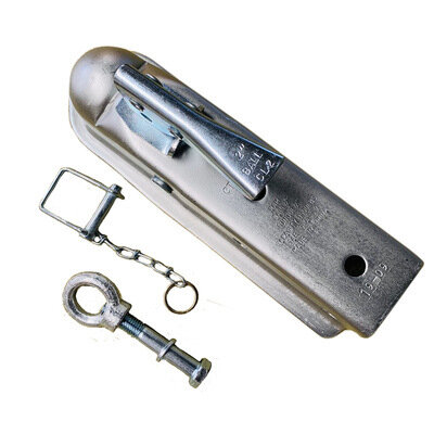 Стандартный прямой чехол для прицепа, соединитель прицепа, чехол для шарового соединения прицепа, аксессуары для прицепа с антипотерянным безопасным штифтом 2X2