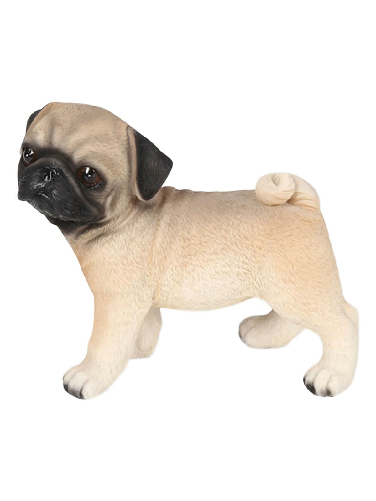 Миниатюрная фигурка Милого Мопса, Аксессуары для Стайлинга интерьера автомобиля, Домашний Декор