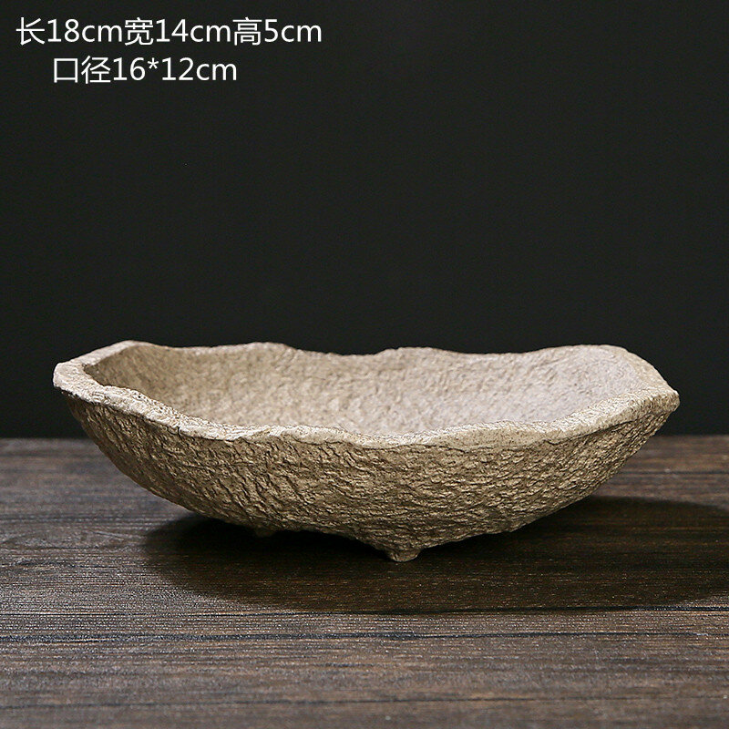 Моховый шар с камнем Acorus, бразильское дерево, водопоглощающий камень, креативное бонсай, горшечное растение, имитация камня, гидропонный цветочный горшок из керамики