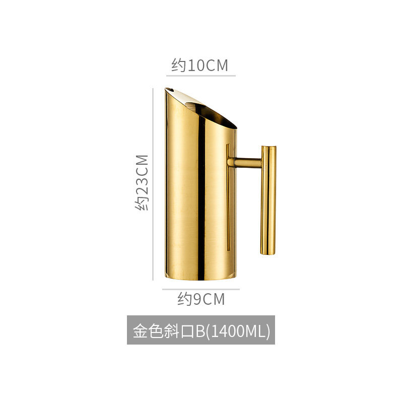 В наличии: утолщённый кувшин для воды из нержавеющей стали 304, кувшин с прямым корпусом, барный кувшин с отделением для льда, кувшин для холодной воды, кувшин для цветочного чая.