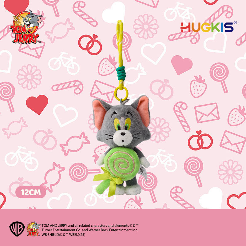 Официальный магнитный плюшевый кулон Том и Джерри, милый кукольный подарок, замена конфет, лучший подарок для друга