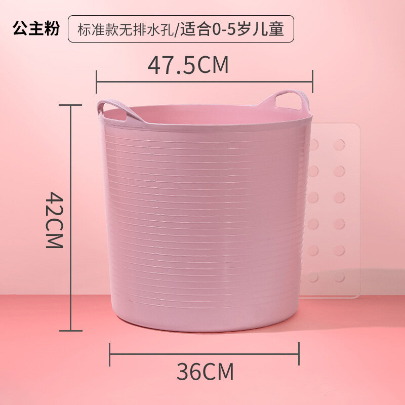 0-5 лет Детская ванночка для купания, ведро для купания детей, большая ванна, в которой дети могут сидеть, ручная поднятая изолированная ванна