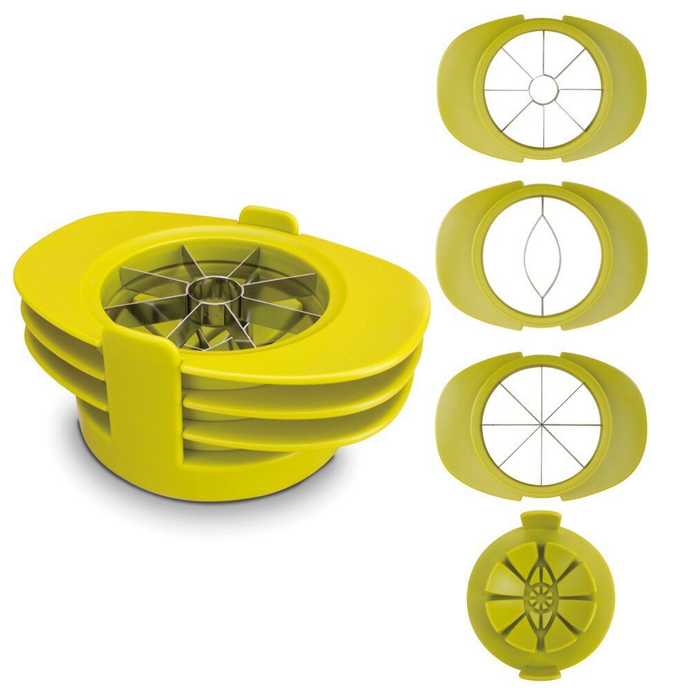 Набор из четырех слайсеров для фруктов, слайсер для яблок, удалитель сердцевины манго, кухонные инструменты для фруктов и овощей, разделитель фруктов