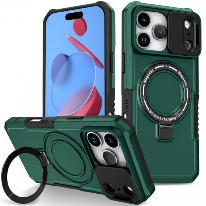 CamShield MagSafe Противоударный чехол для iPhone 17 Pro со шторкой для камеры