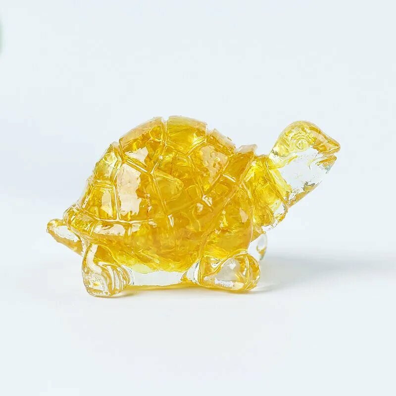 1 шт. Статуэтка хрустальной черепахи