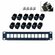 Патч-панель 12 портов CAT6 10G 1U