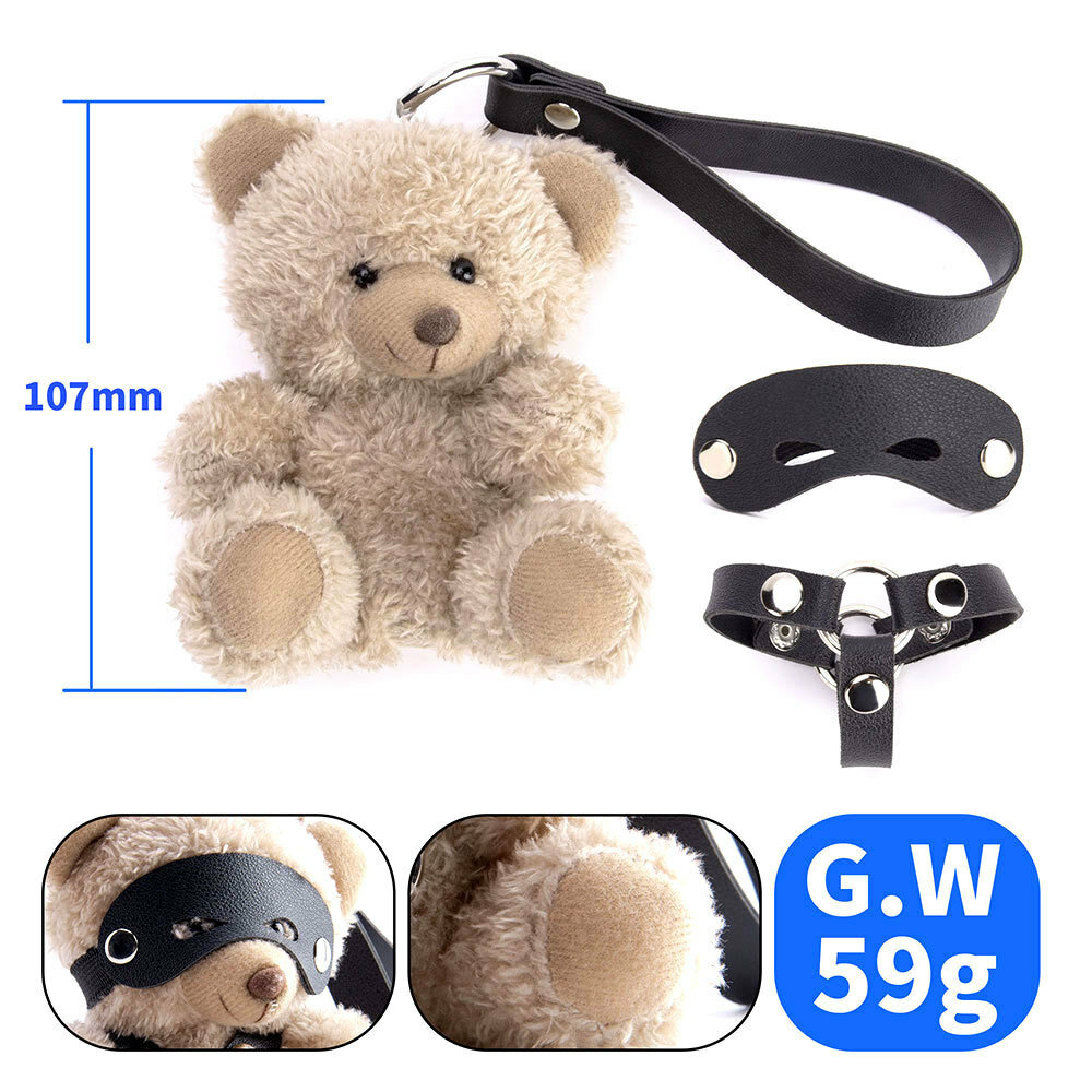 Взрослый эротический BDSM игрушка медведь маска для глаз игрушка для позиций связывания медведь брелок для пары подвеска