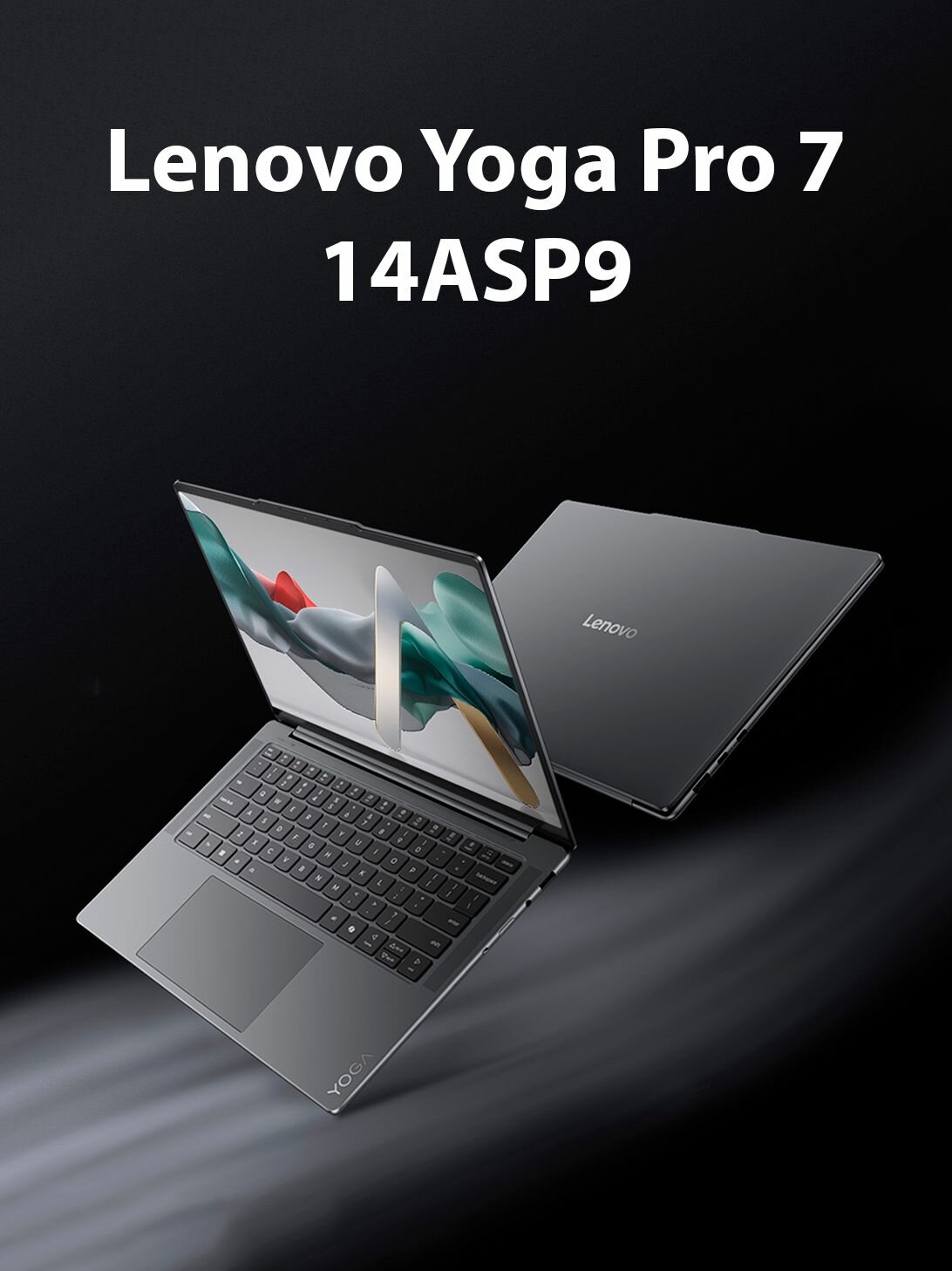 Ноутбук Lenovo Yoga Pro 7 14ASP9 / Ryzen AI 9 365, 32GB, 1TB, Серебристый