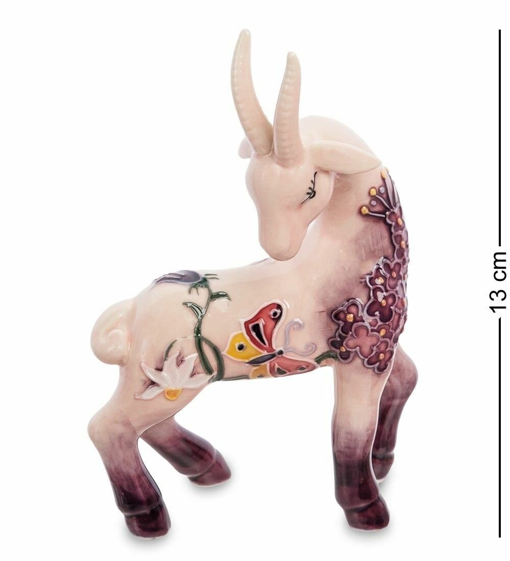 Фигурка настольная Коза (Pavone) A2035912 Pavone, Фарфор, в подарок