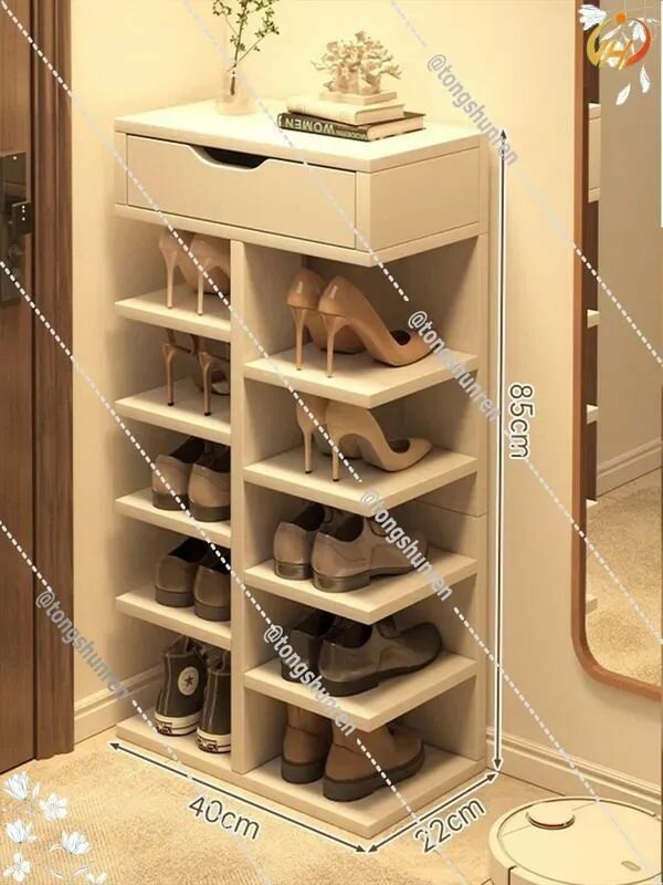 Обувница, МДФ, ДСП, 40х22х85 см