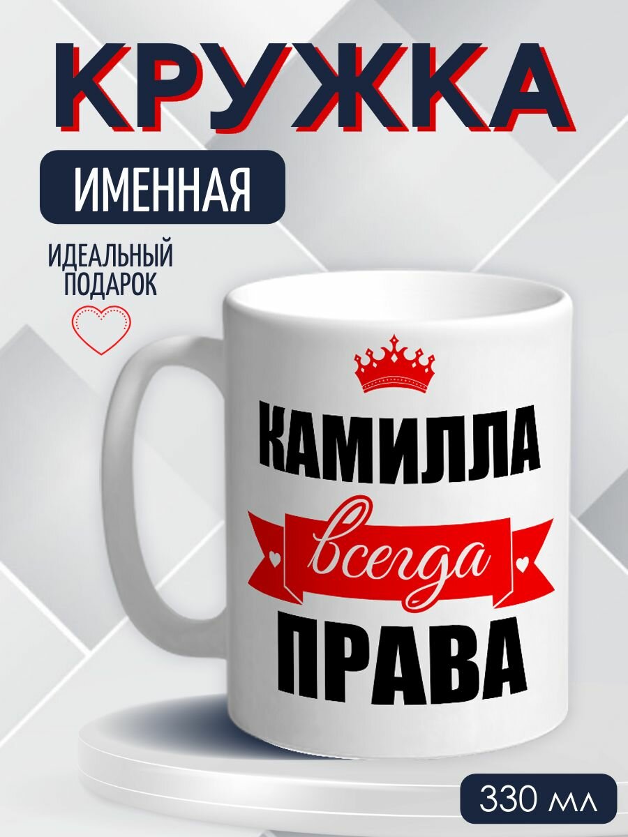 Кружка Именная Камилла