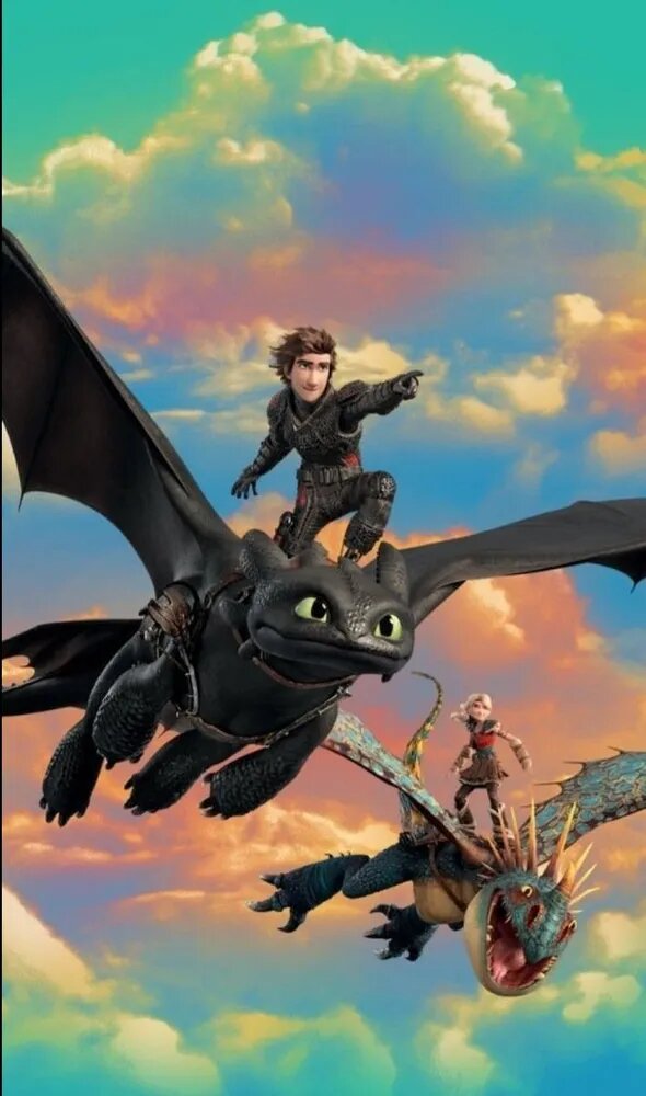 Алмазная Мозаика "как Приручить Своего Дракона" 40X50м Алмазная Вышивка / Картина Стразами Подарков / Украшения