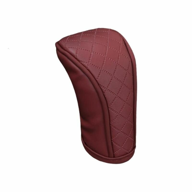 Чехол для ручки КПП из водонепроницаемой кожи, Вино красное