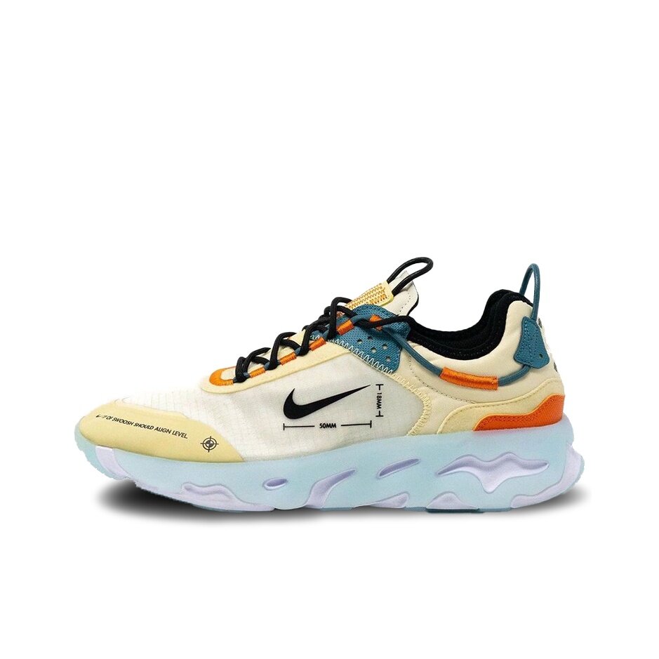 Кроссовки NIKE React Live, размер EU 42.5 стопа (27CM), бежевый — фото 1
