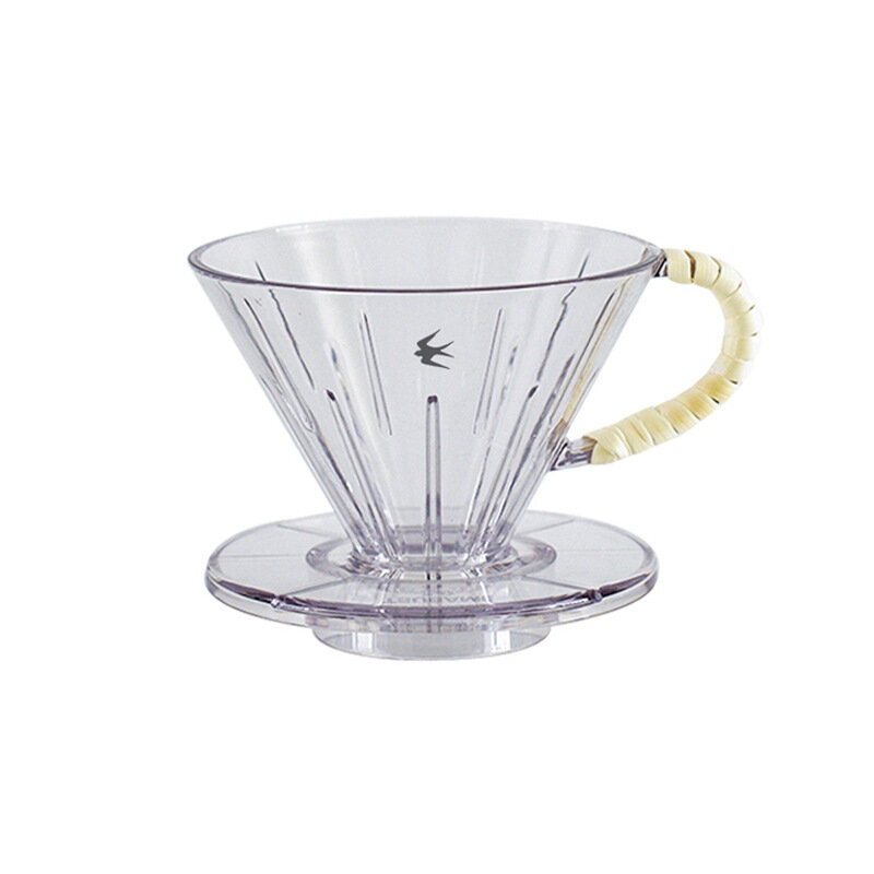 Кофейный дриппер Yanyin TSUBAME, резиновый V60, конический ручной мельница, фильтр для экстракции