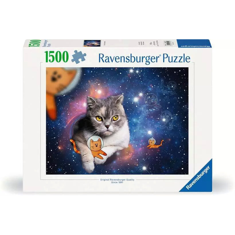 Пазл Ravensburger 1500 Коты в космосе, арт.00742, классический