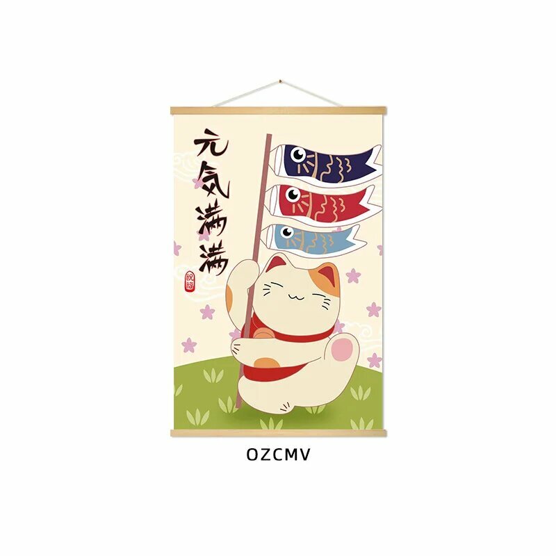 Японские тканевые свитки для дома OZCMV, Wide61cmHigh91cm