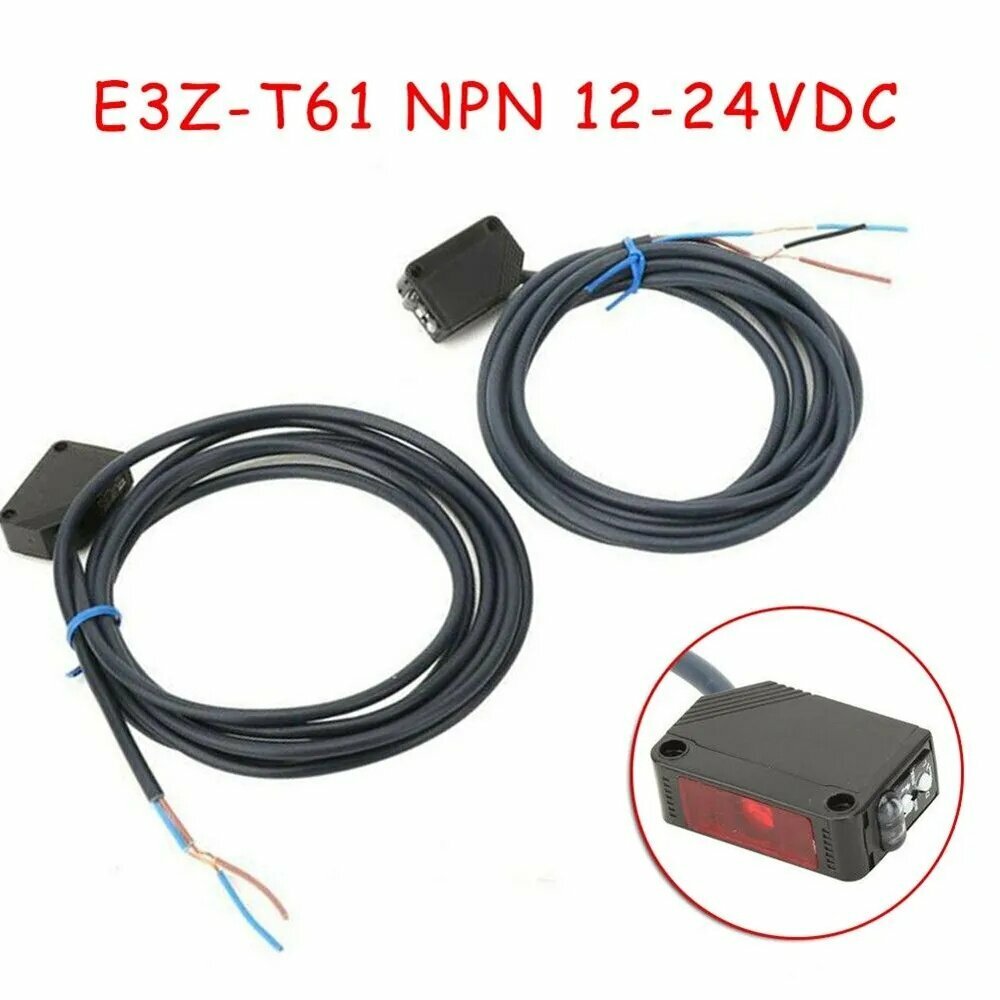 Фотоэлектрический датчик-переключатель E3Z-T61 постоянного тока 12 24 В для ИК фотоэлектрического инфракрасного NPN