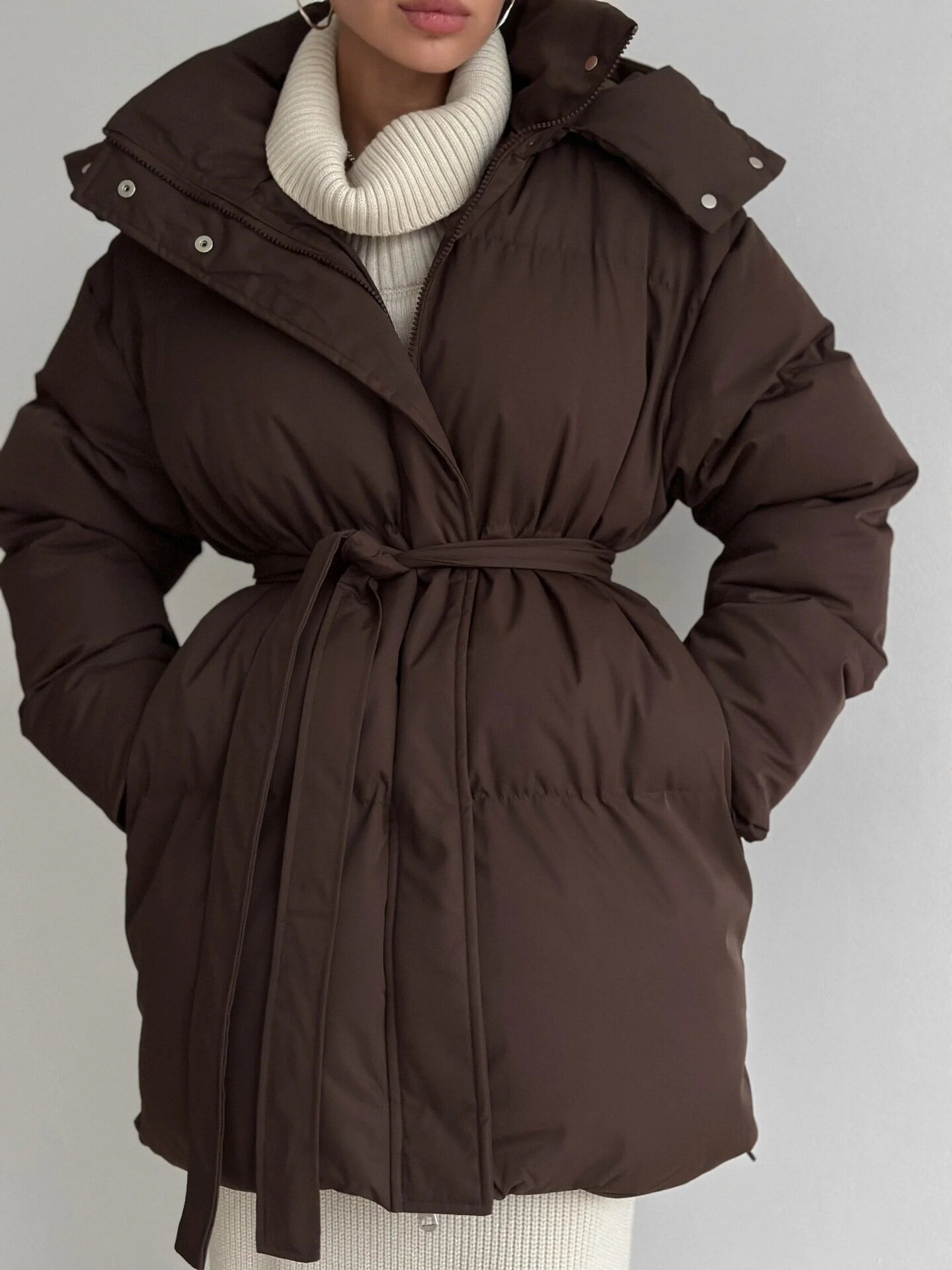 Куртка , размер 44, brown