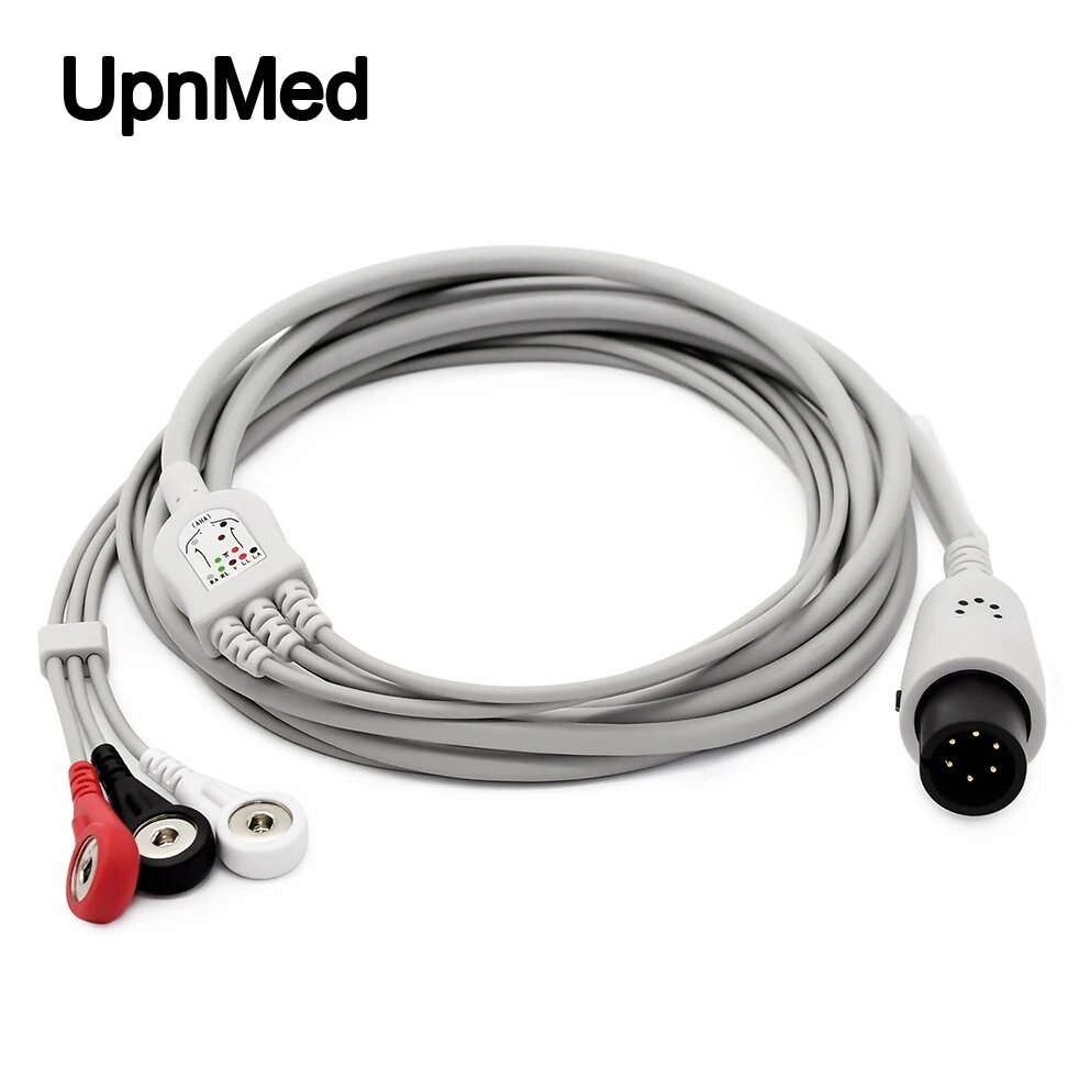 Кабель ЭКГ UniqueSpot, 3/5 отведений