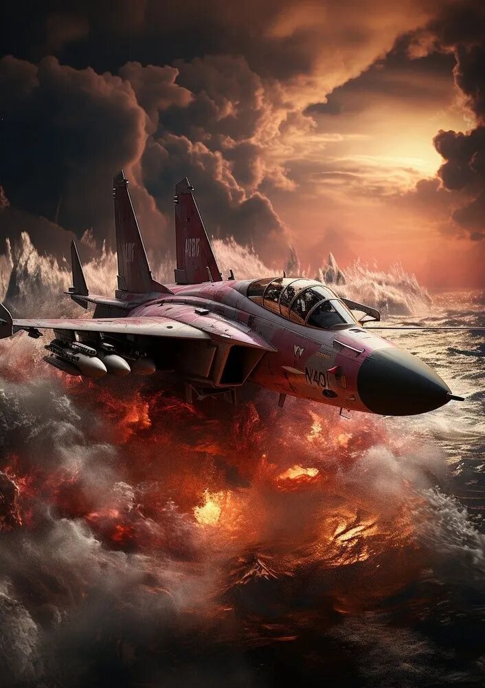 Алмазная Картина "самолет" 40х50 См Алмазная Вышивка / Картина Стразами Подарков