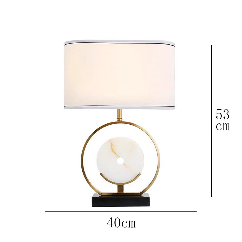 Скандинавская минималистичная постмодернистская световая роскошь мраморная настольная лампа, высококачественная стеклянная дизайнерская лампа для гостиной и спальни
