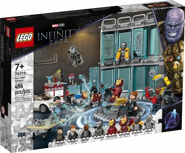 Lego 76216 Super Heroes Оружейная Железного человека