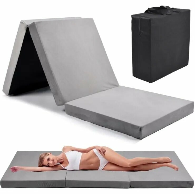 Диван раскладной, механизм Юниор, 60х200х10 см, серый