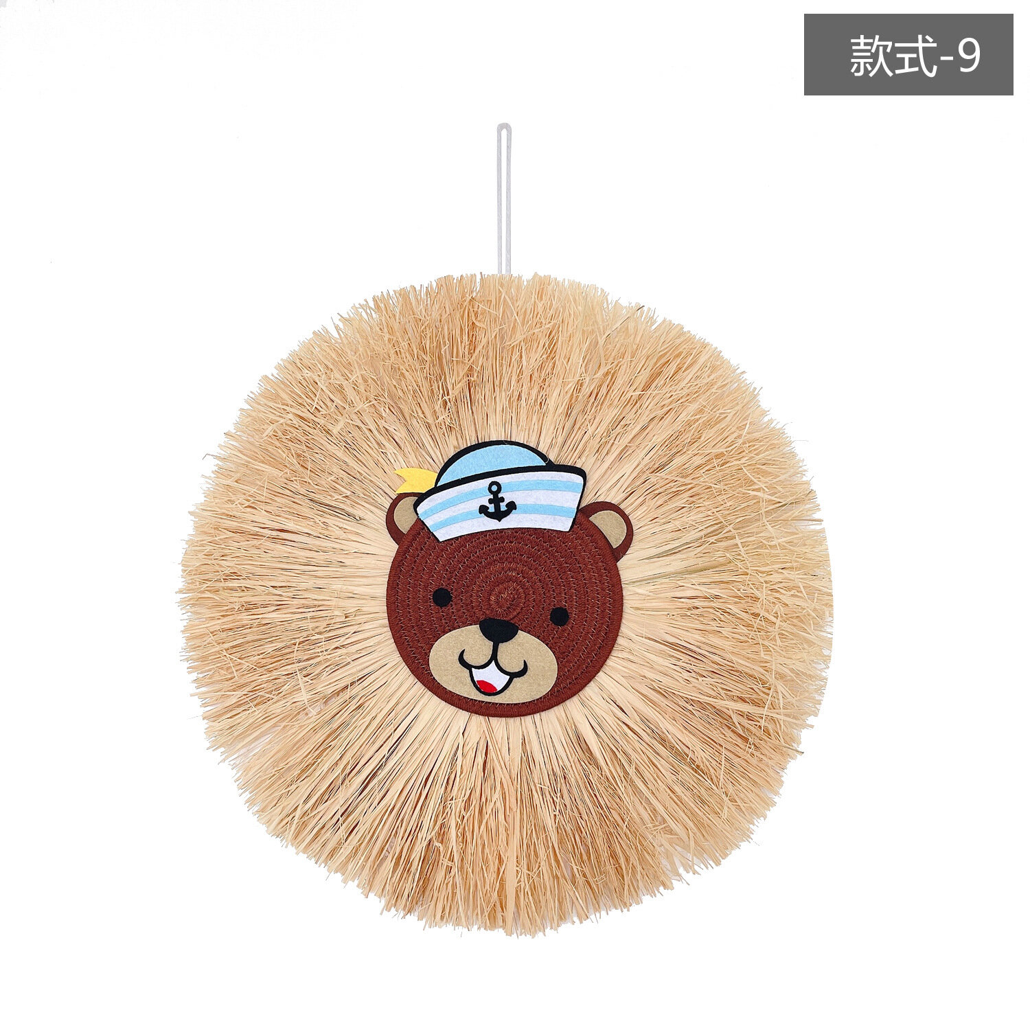 2026 Новейший декор Ins в скандинавском стиле, декор для детской комнаты, подвесное украшение из рафии, тигр и лев, настенное украшение