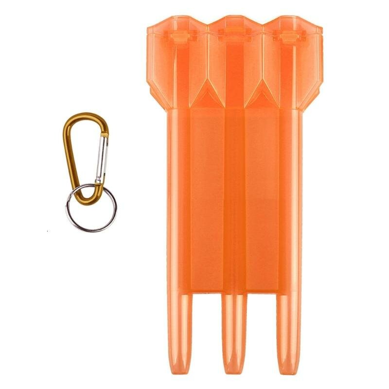 Пластиковый чехол для дротиков, оранжевый цвет