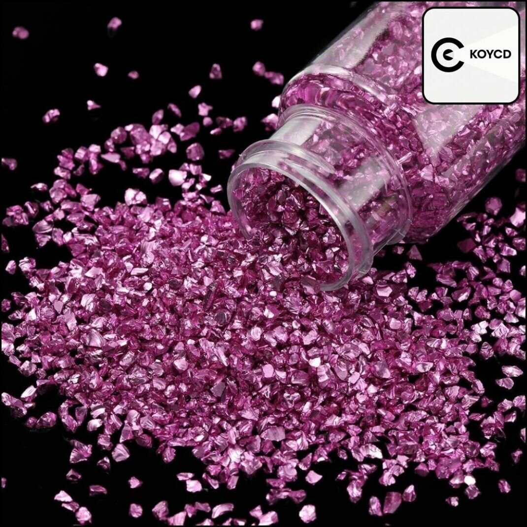 Эксклюзивная розовая алмазная крошка 30 мл для премиум эпоксидной смолы
