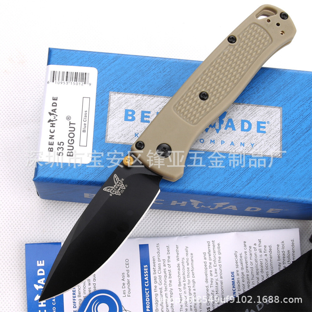 Нож Benchmade Butterfly -434.999999999% off CNC с высокой твердостью, острый BM535, складной портативный карманный нож для кемпинга на открытом воздухе